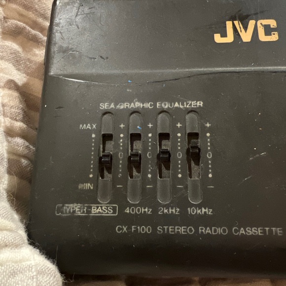 Vintage | Other | Vintage Walkman Jvc Cxf0 Stereo Radio Cassette Player ...